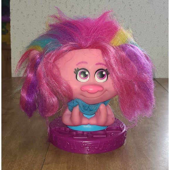 Just Play | Toys | Just Play Troll Pink Skin Multi Colored Fluffy Hair ...